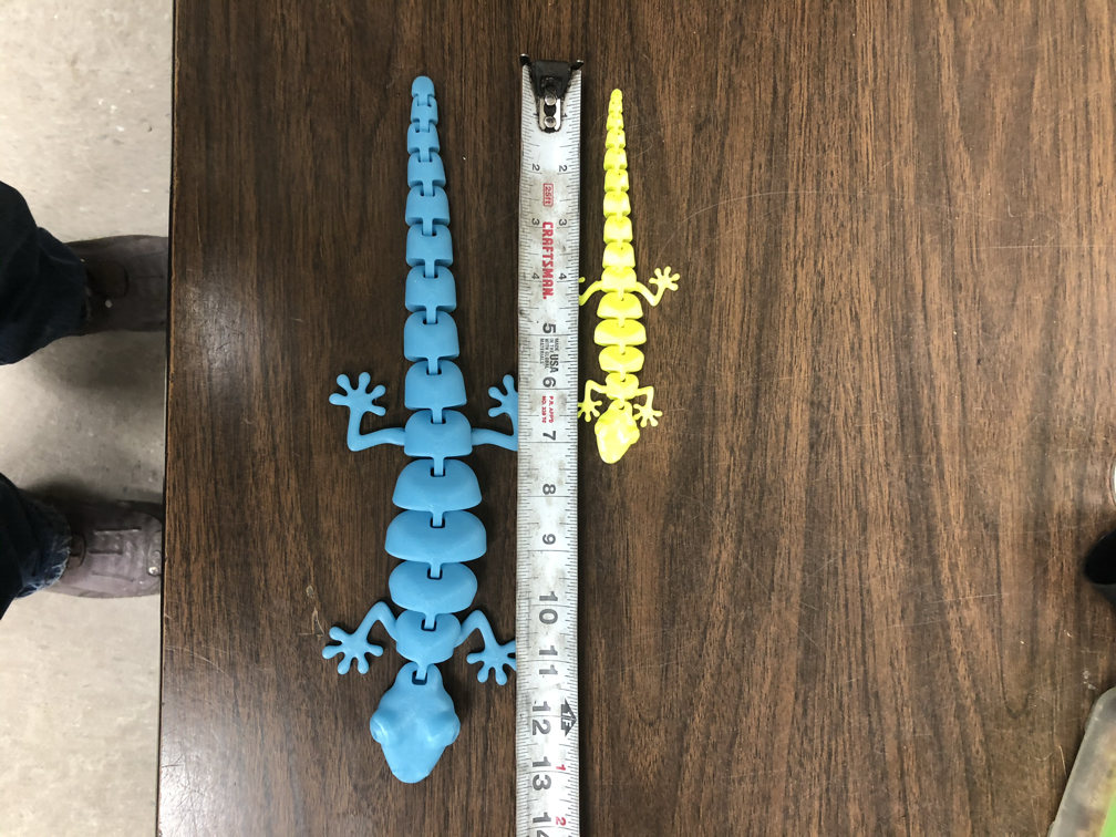 3D printing Articulated Lizard v2・Cults