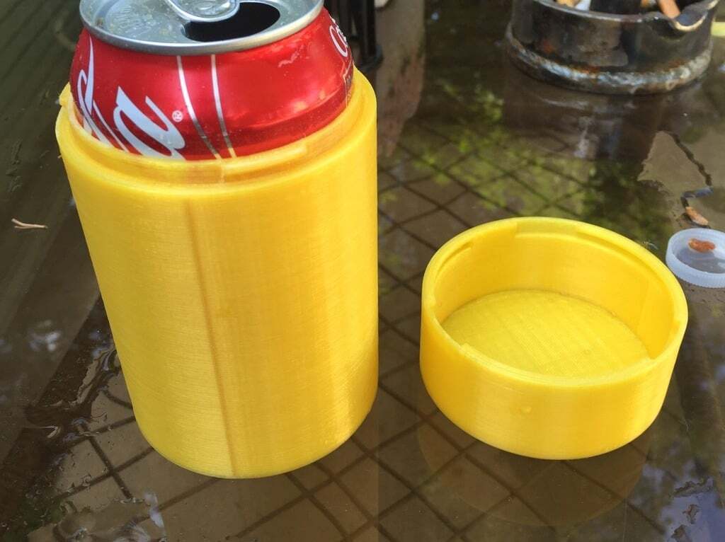 3D printable pop can cover base・Cults
