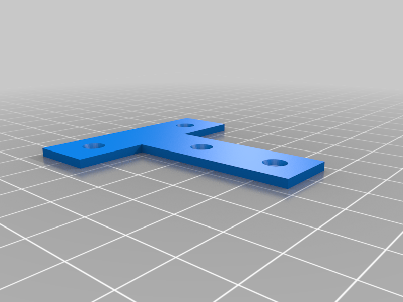 🏠 T Plate・Free STL File for ・Cults
