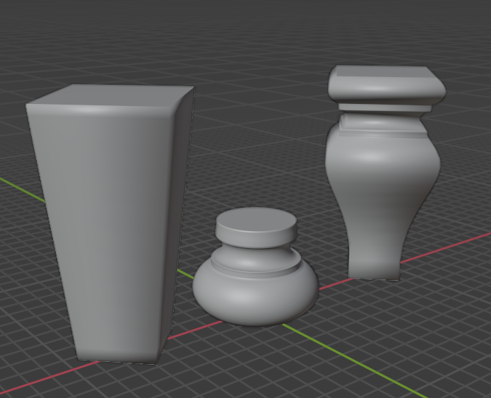🦶 cabinet feet 1:1 model・Free STL File for ・Cults