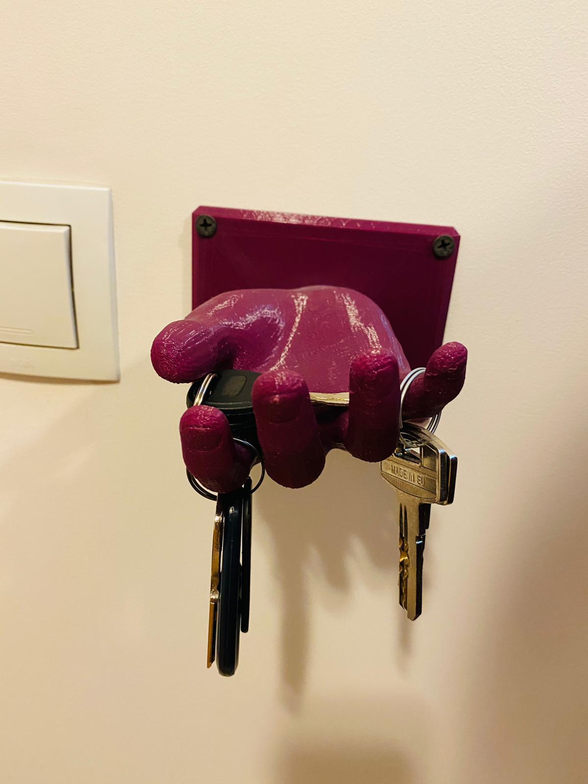 Hand Key Holder・Free STL File for ・Cults