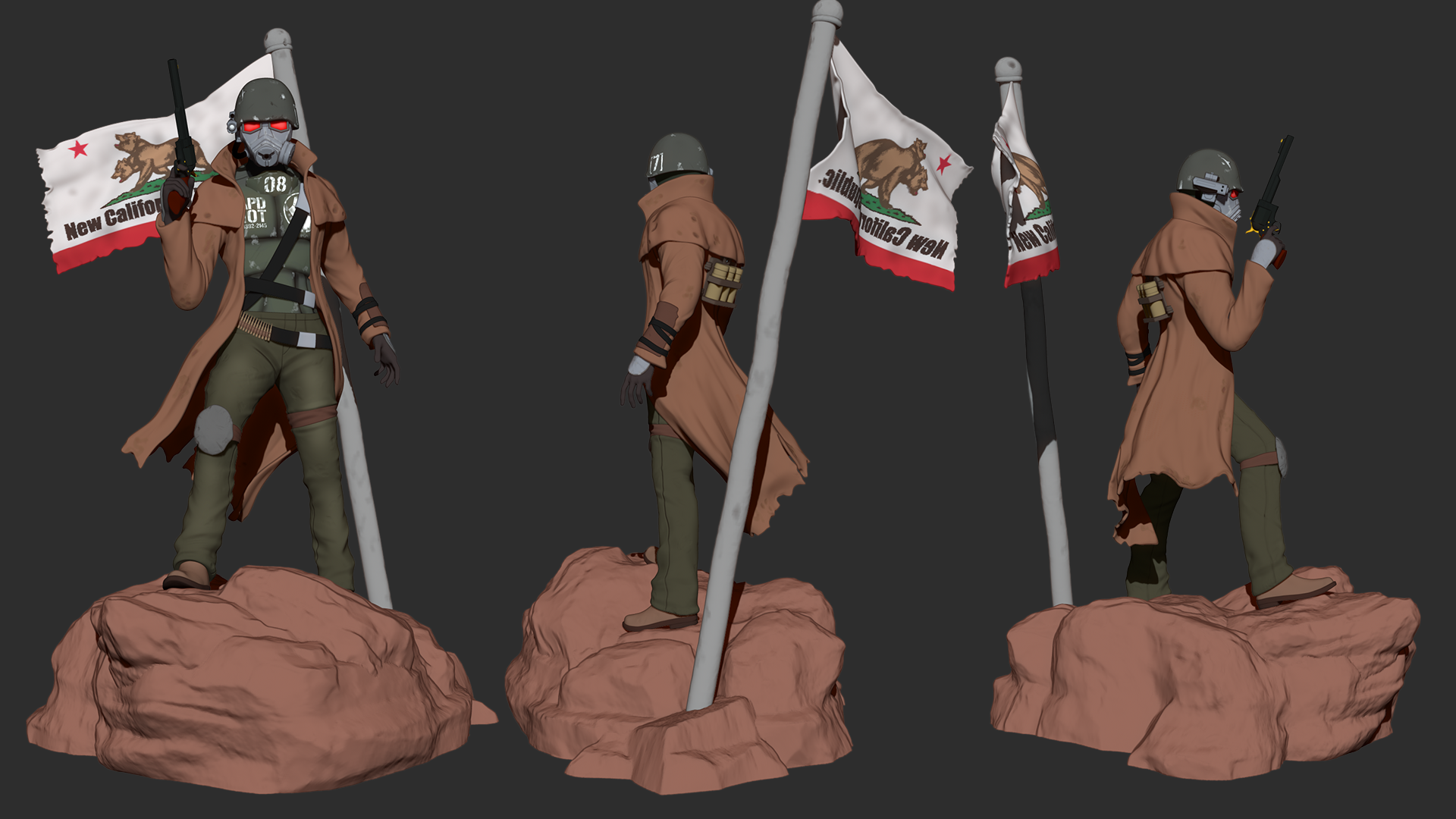 🆕 NCR Ranger - Fallout New Vegas・ 3D File for ・Cults