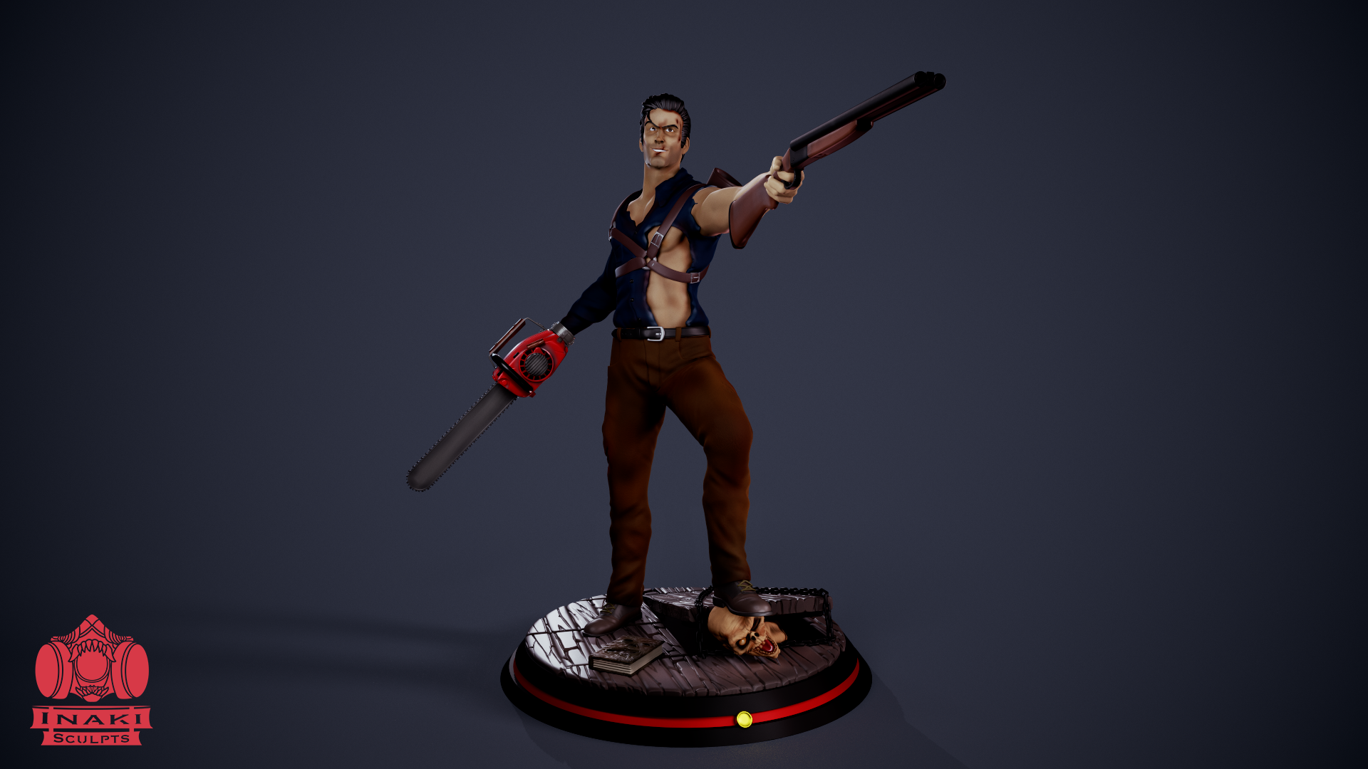 🗿 Ash Williams・ 3D File for ・Cults