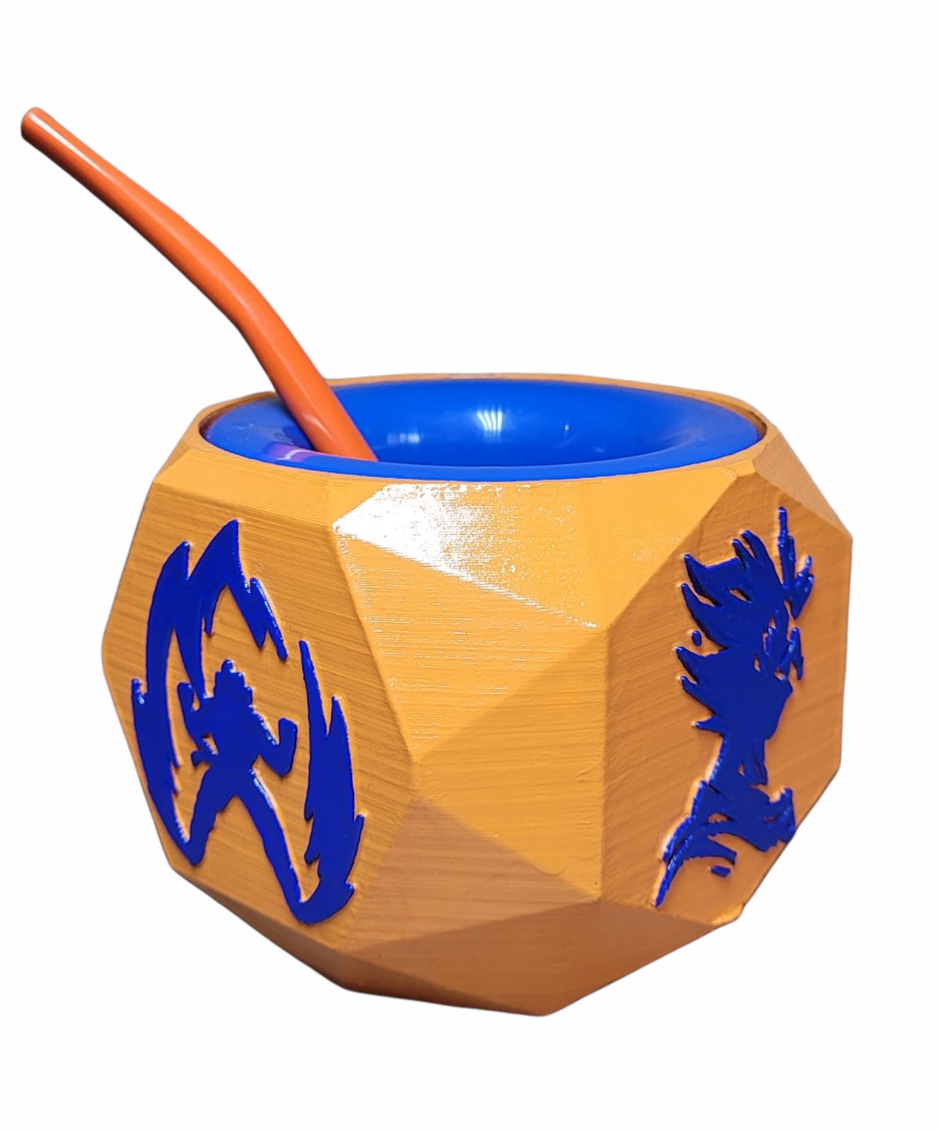 🐉 geometric goku matte・ STL File for ・Cults