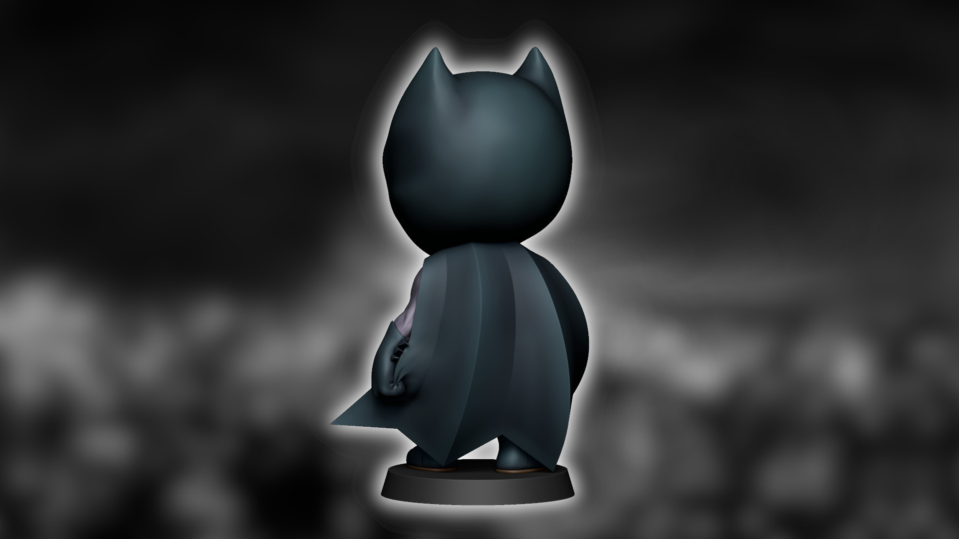 🦸 CHIBI BATMAN・ 3D File for ・Cults