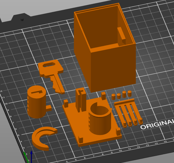 Free STL file Cylinder lock box 🔒 (SCAD)・3D printing template to ...