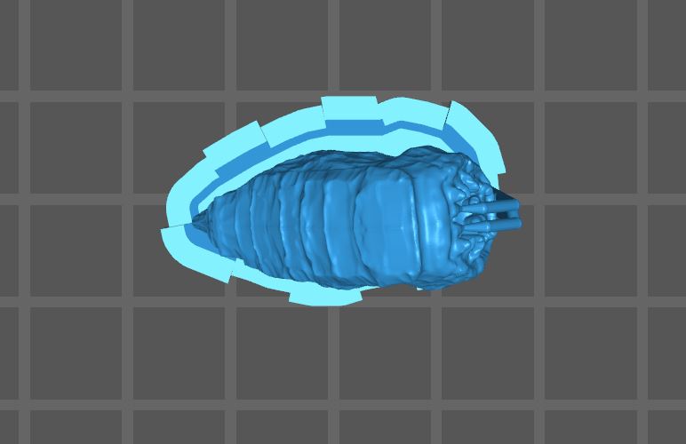 STL file Alien Worm Supported 👽 ・3D print model to download・Cults