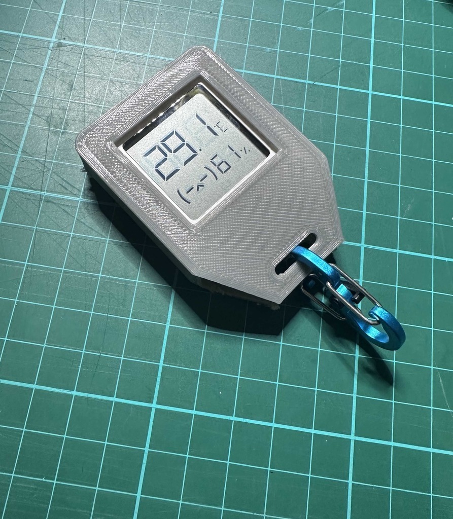 Free 3D file Xiaomi Digital Temperature/Humidity pouch ⚽・3D printable ...