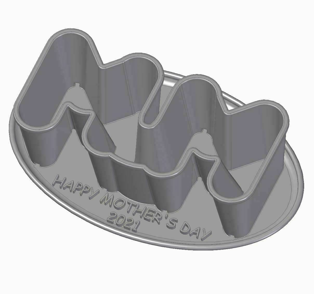 💐 Mothers Day Flower Pot 'MUM'・ STL File for ・Cults