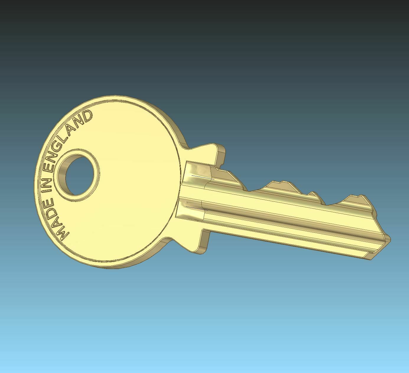 🧷 5-PIN YALE PIN TUMBLER KEY・ STL File for ・Cults