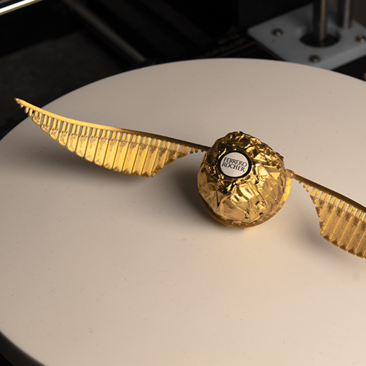 3D printable Ferrero Rocher - Snitch • made with Prusa i3 mk3・Cults