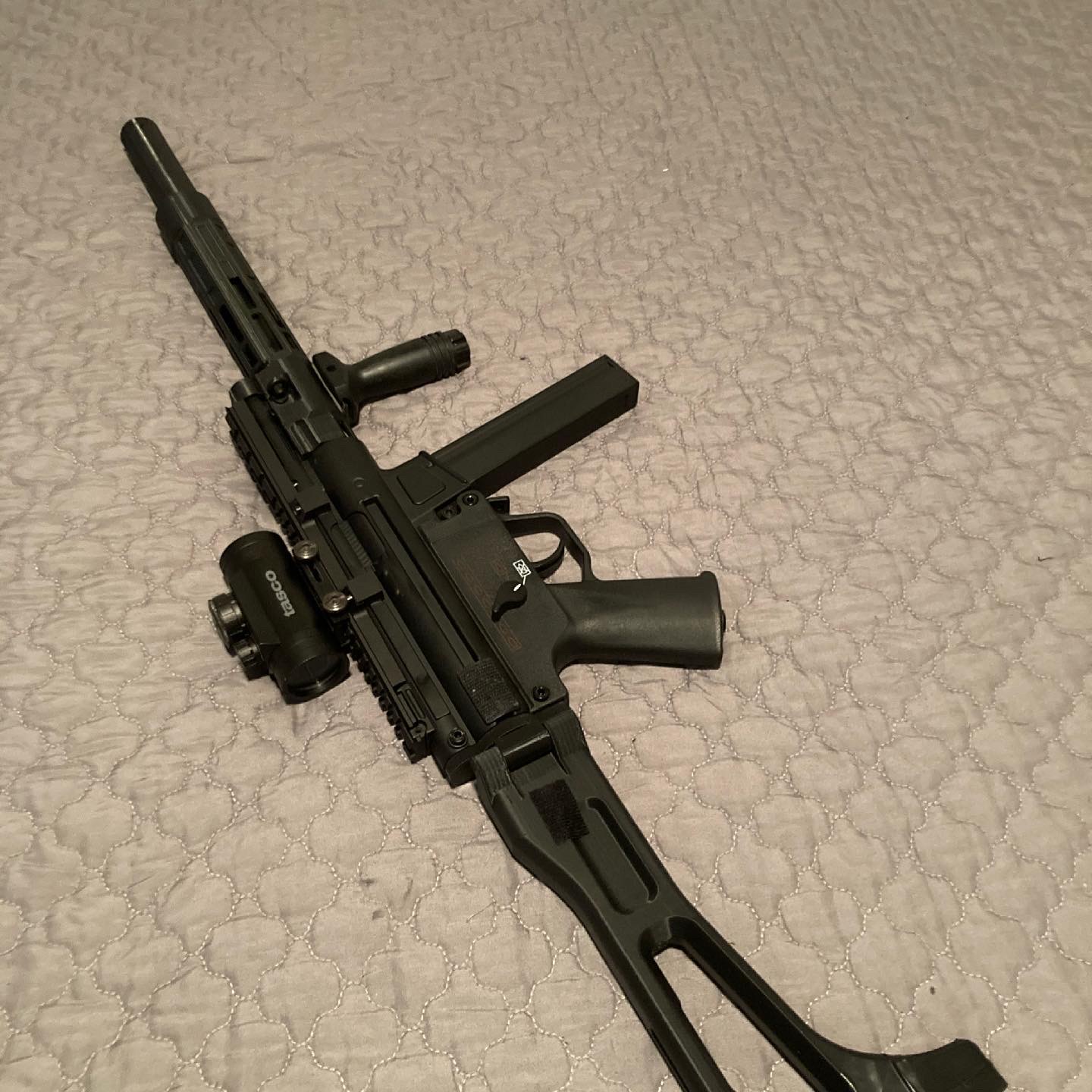 🔫 (airsoft) mp5k extended pcc kit・ STL File for ・Cults