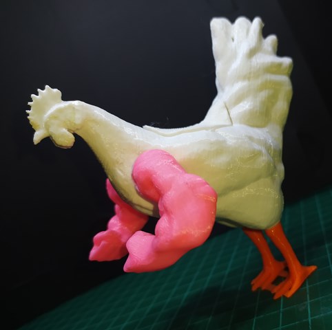STL file Pollo - Chicken - New chicken Power 🐔 ・Design to download and ...