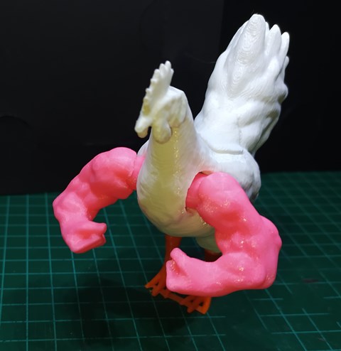 STL file Pollo - Chicken - New chicken Power 🐔 ・Design to download and ...