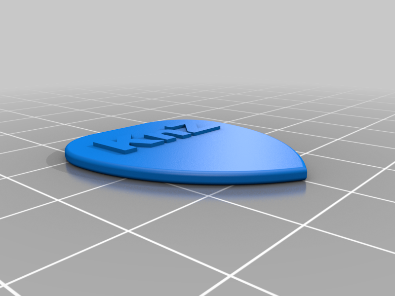 Arquivo grátis STL Púa de guitarra 👽 ・Modelo para baixar e imprimir em 3D・Cults