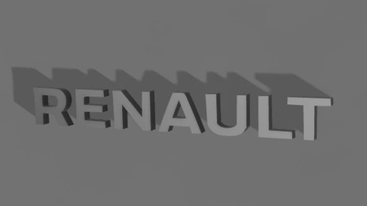 STL file Logo Renault 📛 (GCODE)・3D printing template to download・Cults
