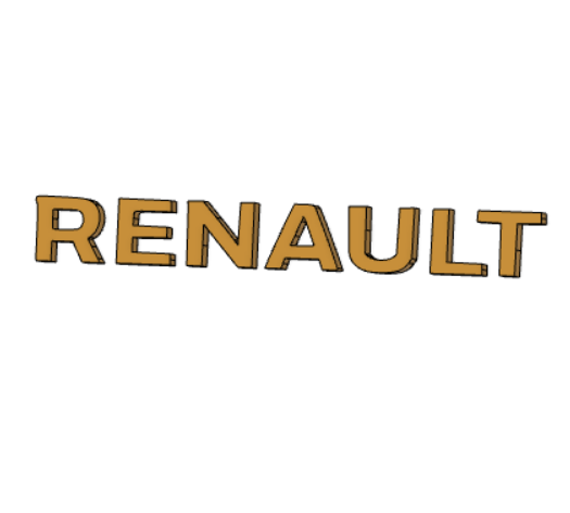 STL file Logo Renault 📛 (GCODE)・3D printing template to download・Cults