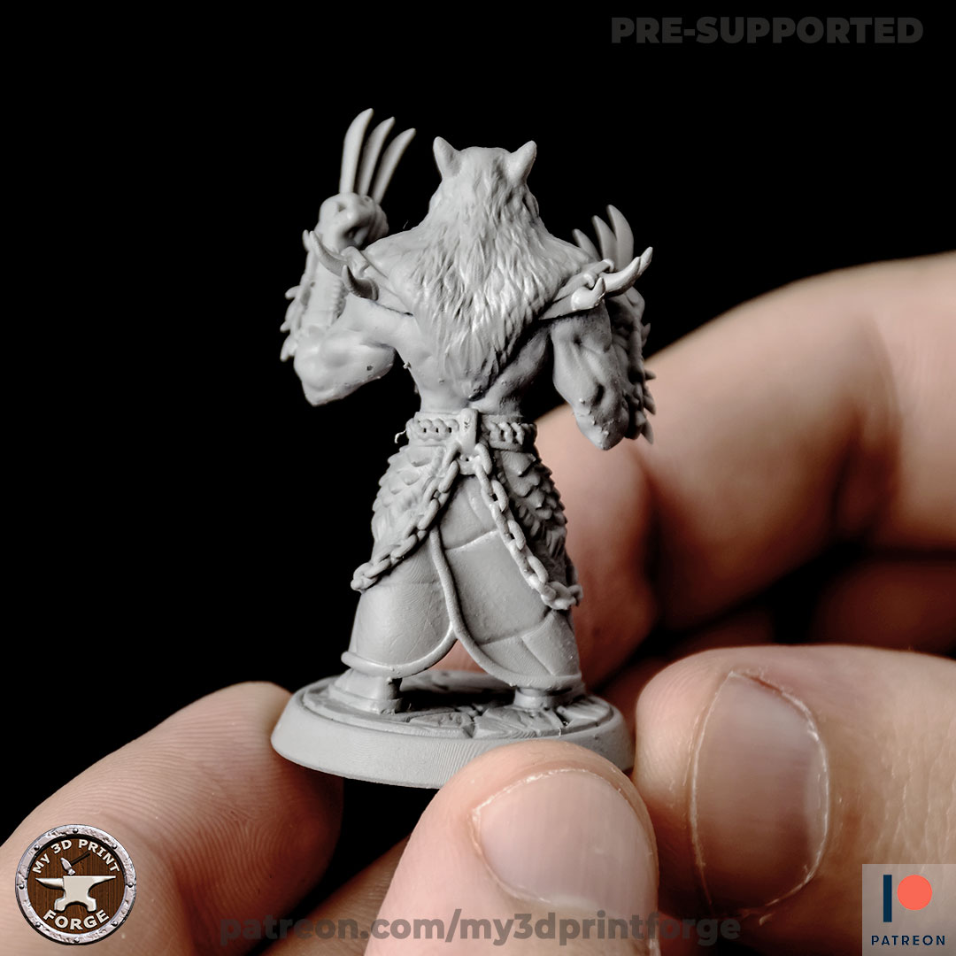 Archivo 3D Orc Shaman Wolverine 🎲 ・Modelo de impresora 3D para ...