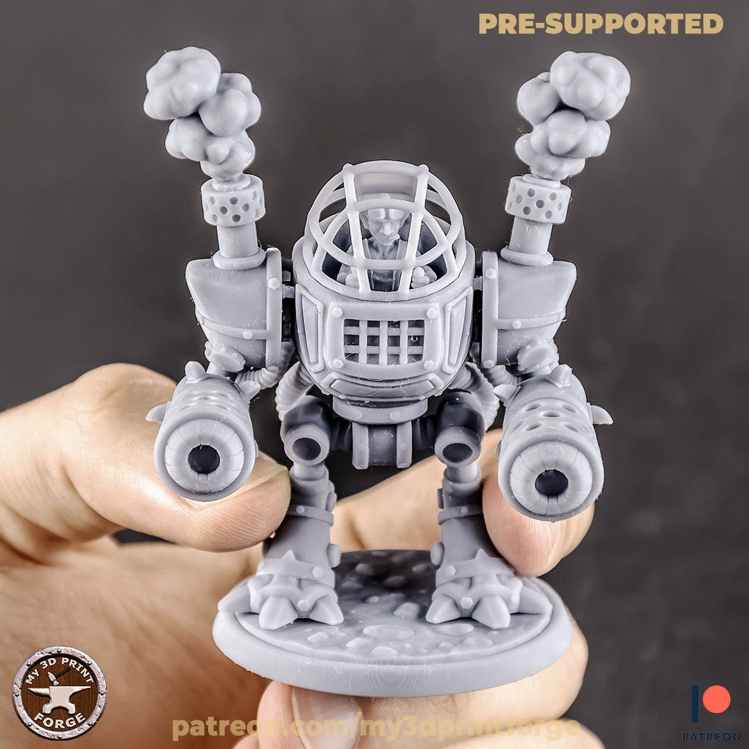 👺 Goblin ROBOT MECH 32mm・ 3D File for ・Cults