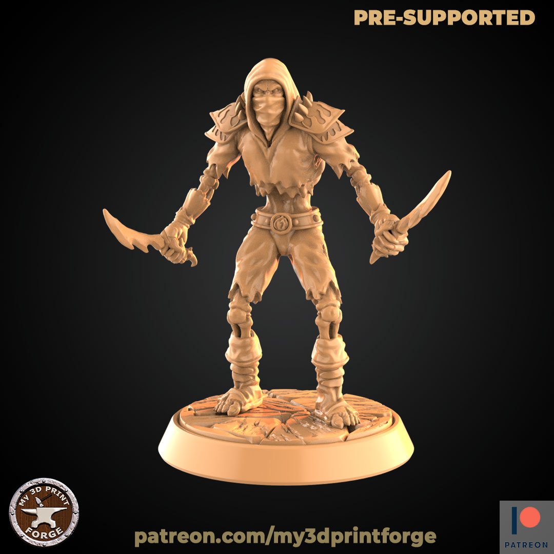 3D file Undead Rogue 😵 ・3D printable design to download・Cults