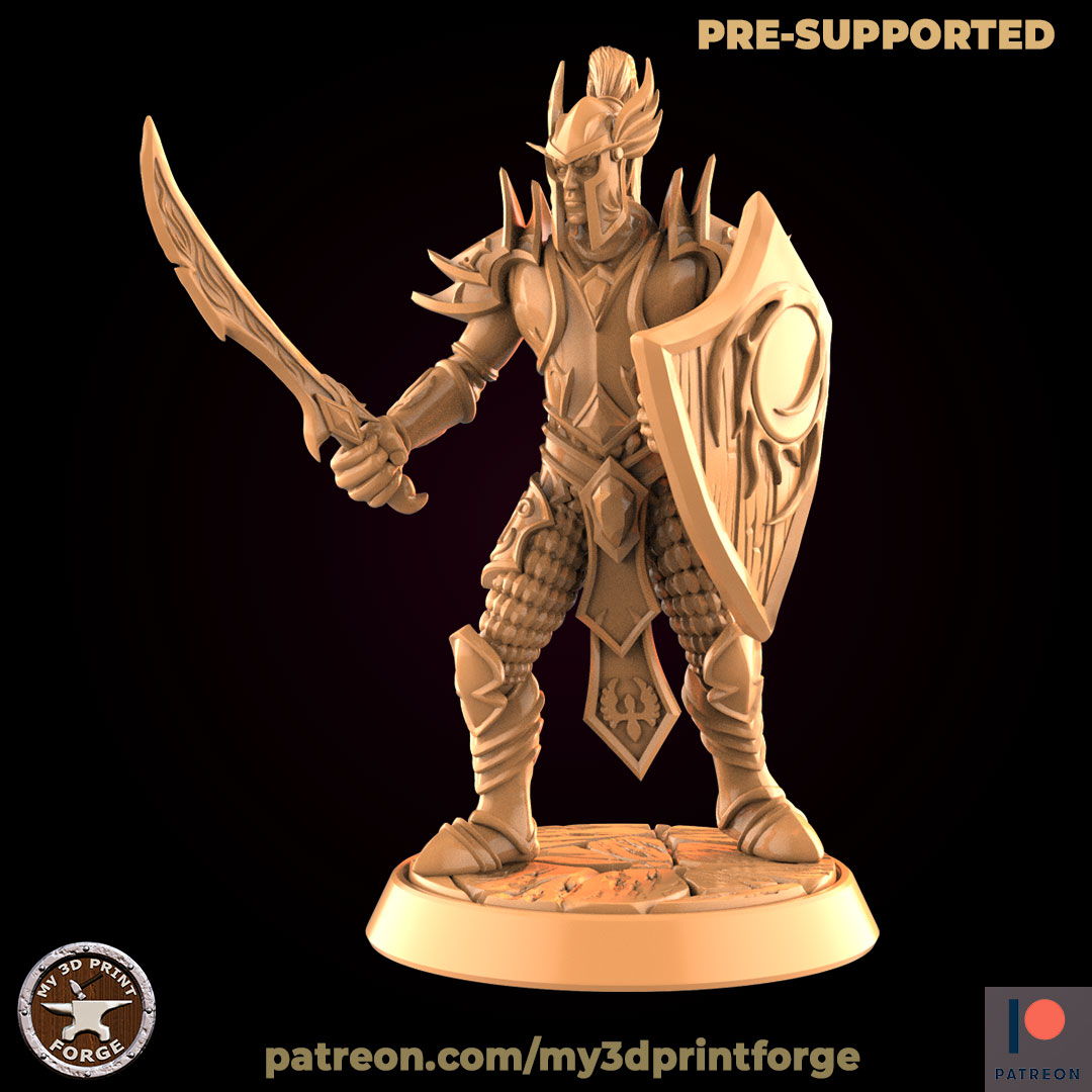 🩸 Blood Elf Swordsman FREE・Free STL File for ・Cults