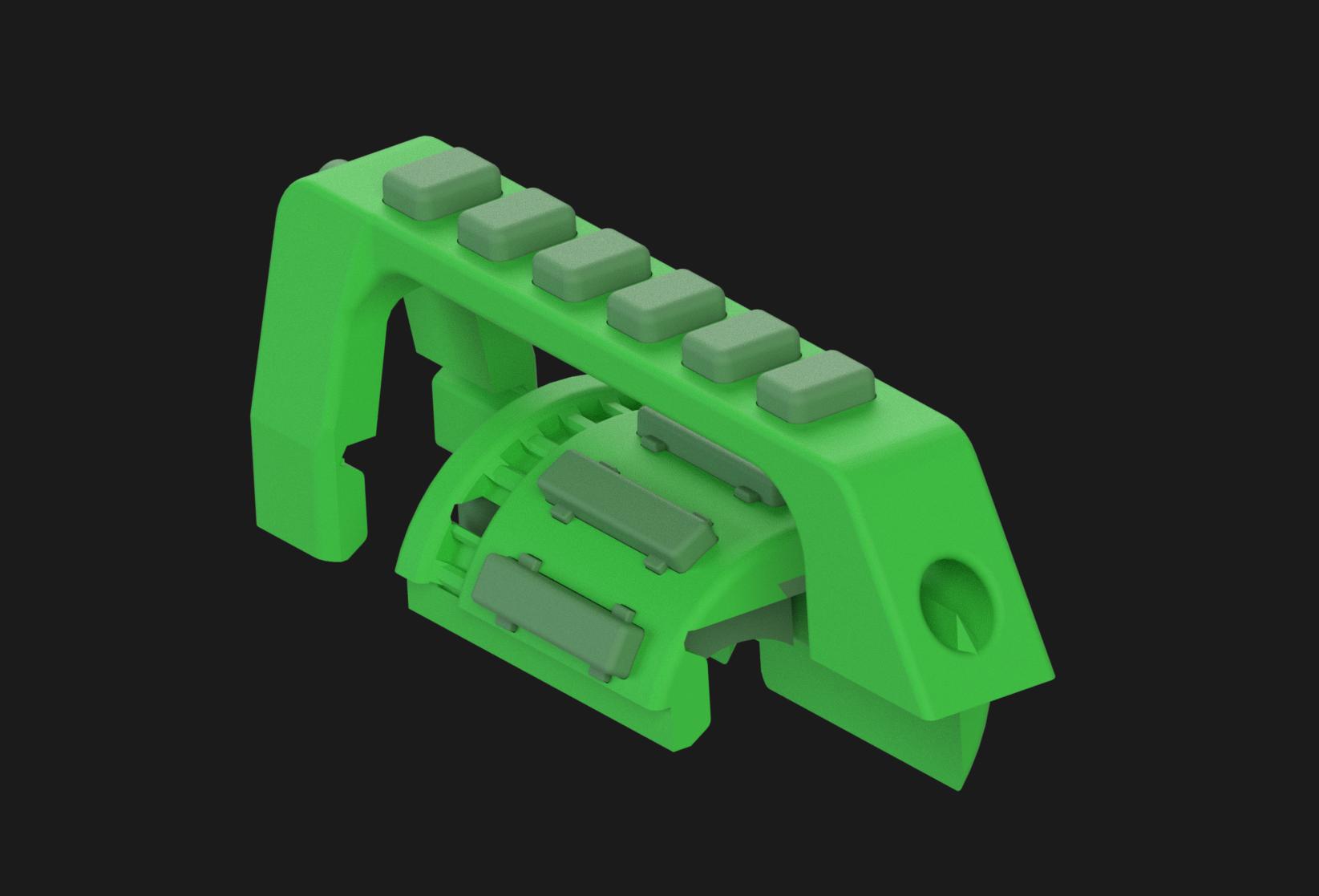 🔩 Bolter Rifle Handle Bar and Revolver Upgrade・ STL File for ・Cults