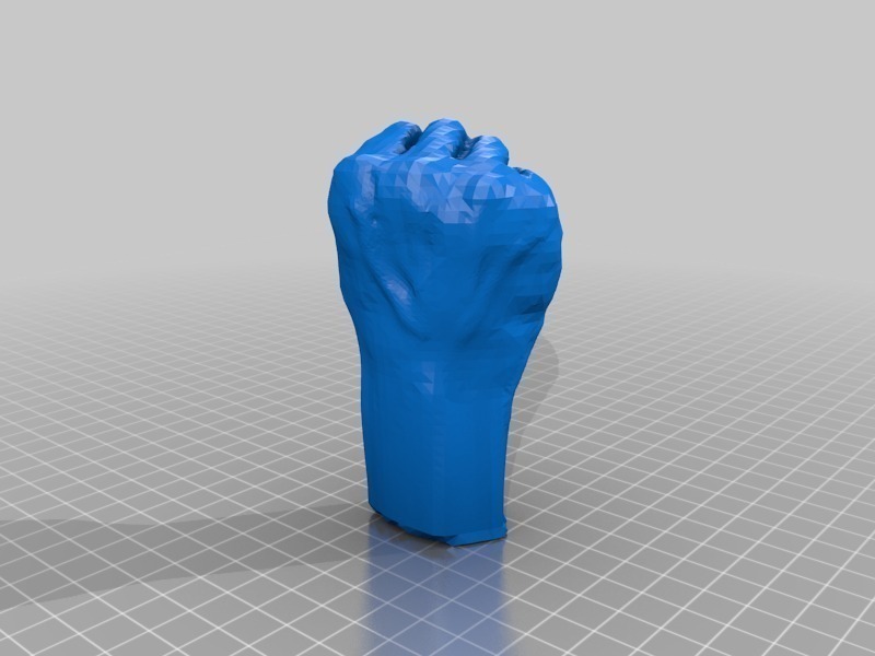 🤜 Fist Sculpture・Free STL File for ・Cults
