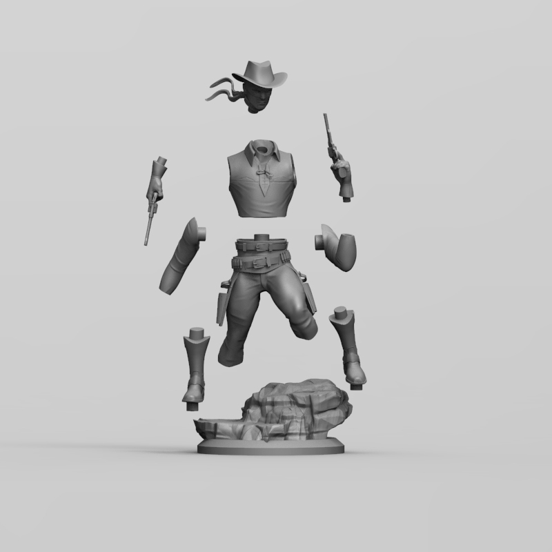 🎨 lone ranger fanart・ STL File for 3D printing・Cults
