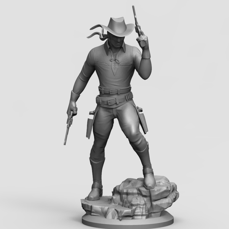🎨 lone ranger fanart・ STL File for 3D printing・Cults