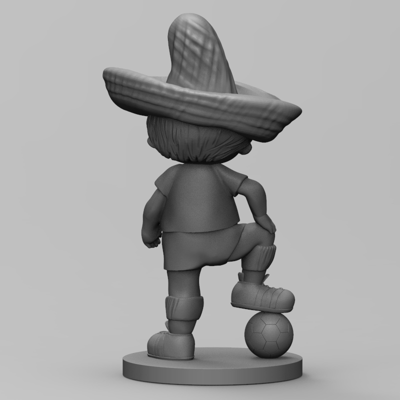 3D file Juanito, the World Cup child 🗺️ ・Model to download and 3D print ...