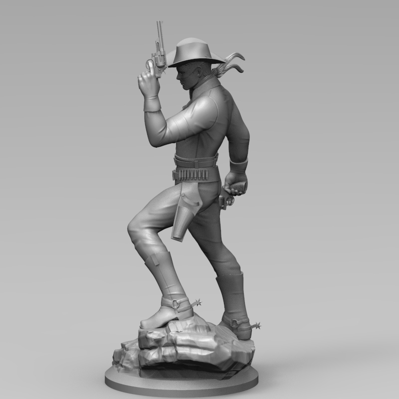 🎨 lone ranger fanart・ STL File for 3D printing・Cults