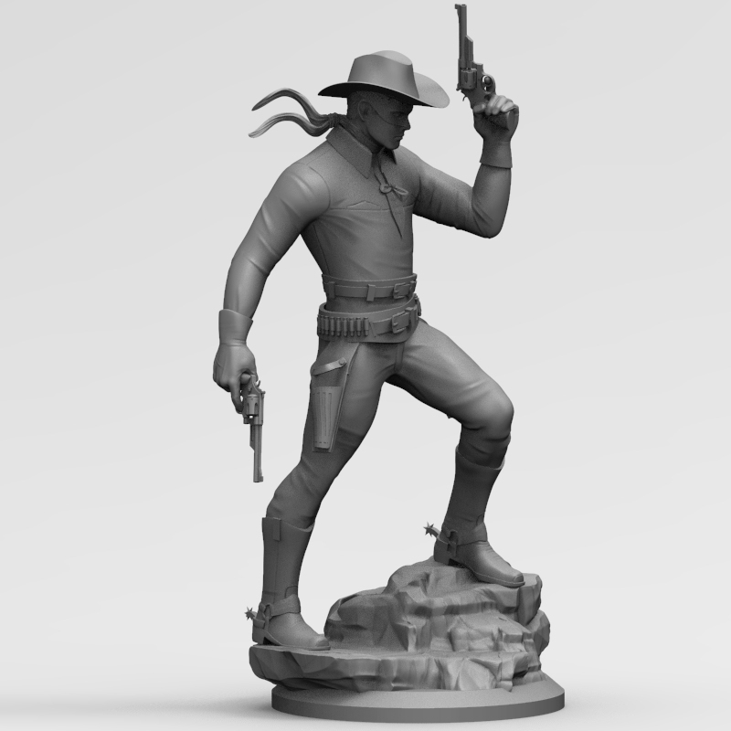 🎨 lone ranger fanart・ STL File for 3D printing・Cults