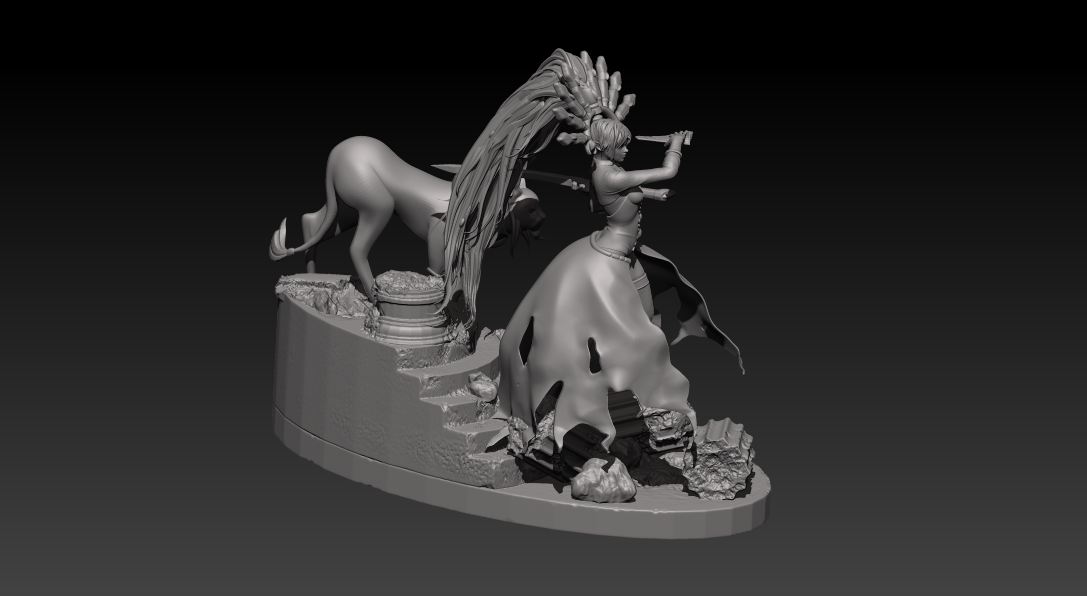 🐱 Cat Lady・ 3D File for ・Cults