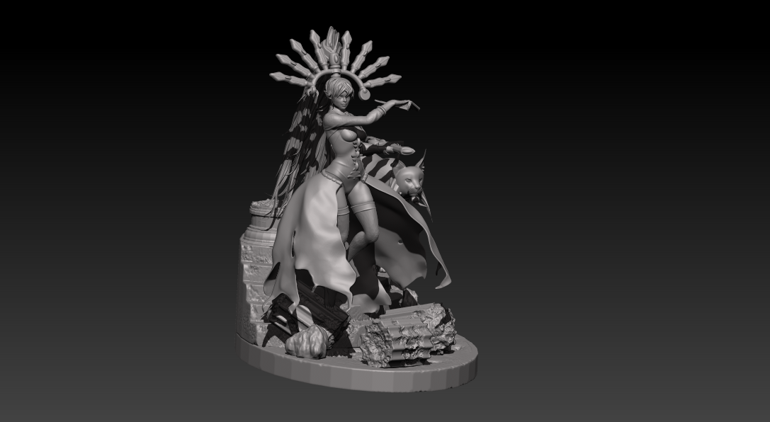 🐱 Cat Lady・ 3D File for ・Cults