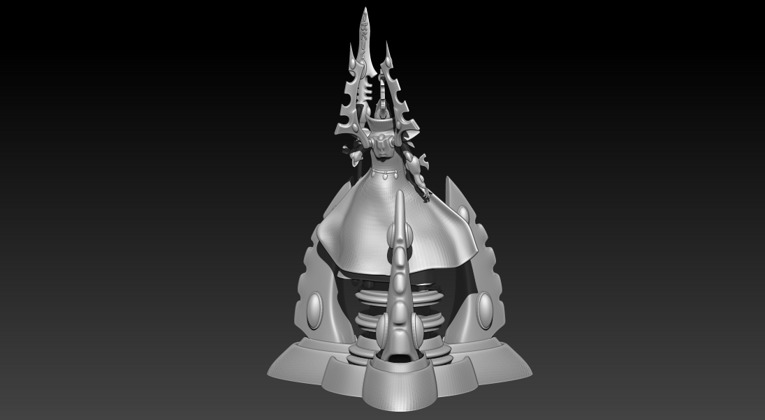 🎲 Eldar Statue・ STL File for ・Cults