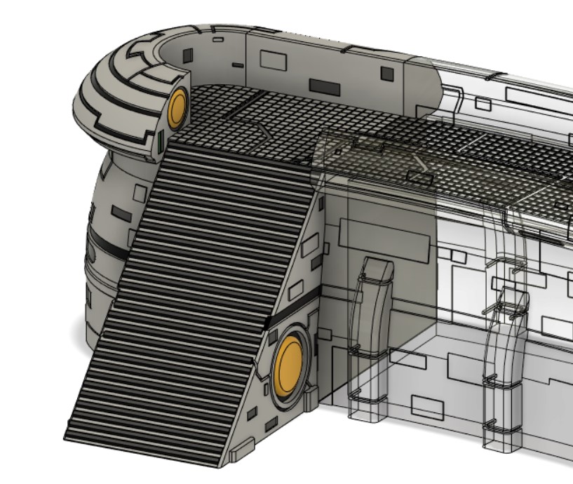 STL file TAWAR wall (Rampart) - Ramp + End Cap 🔚 ・3D printable model to ...