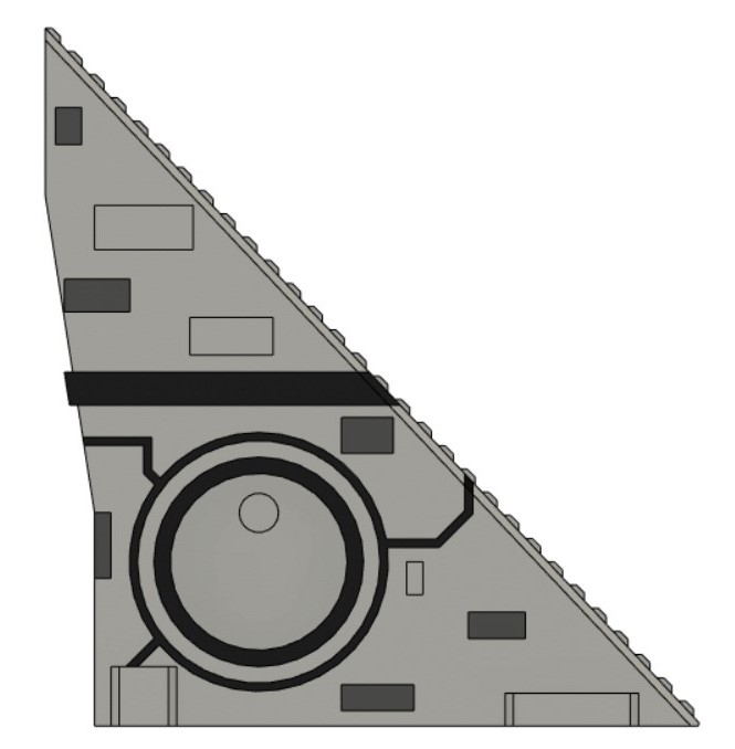 🔚 TAWAR wall (Rampart) - Ramp + End Cap・ STL File for 3D printing・Cults