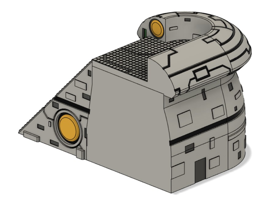 STL file TAWAR wall (Rampart) - Ramp + End Cap 🔚 ・3D printable model to ...