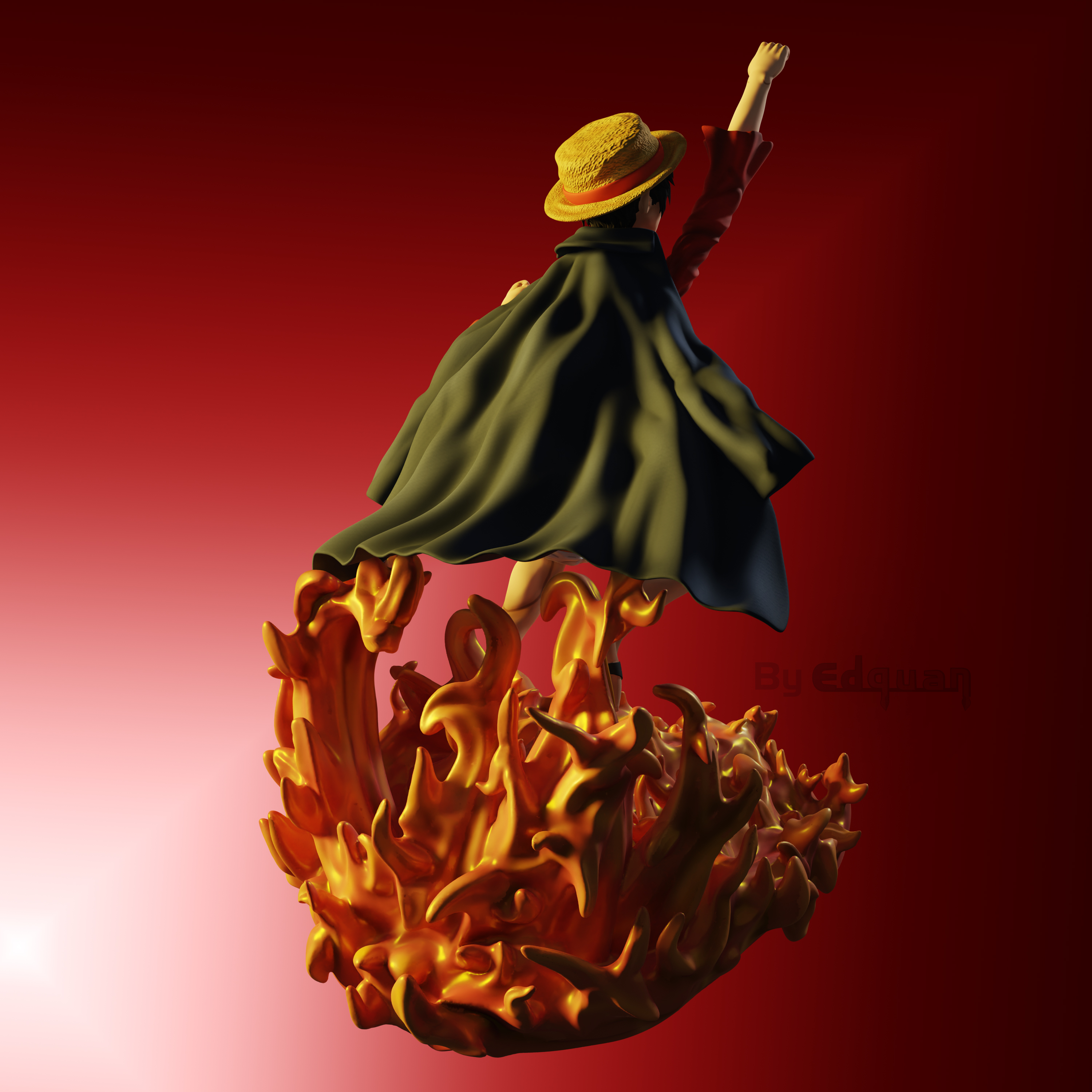 STL file Luffy 🎨 ・3D printing design to download・Cults