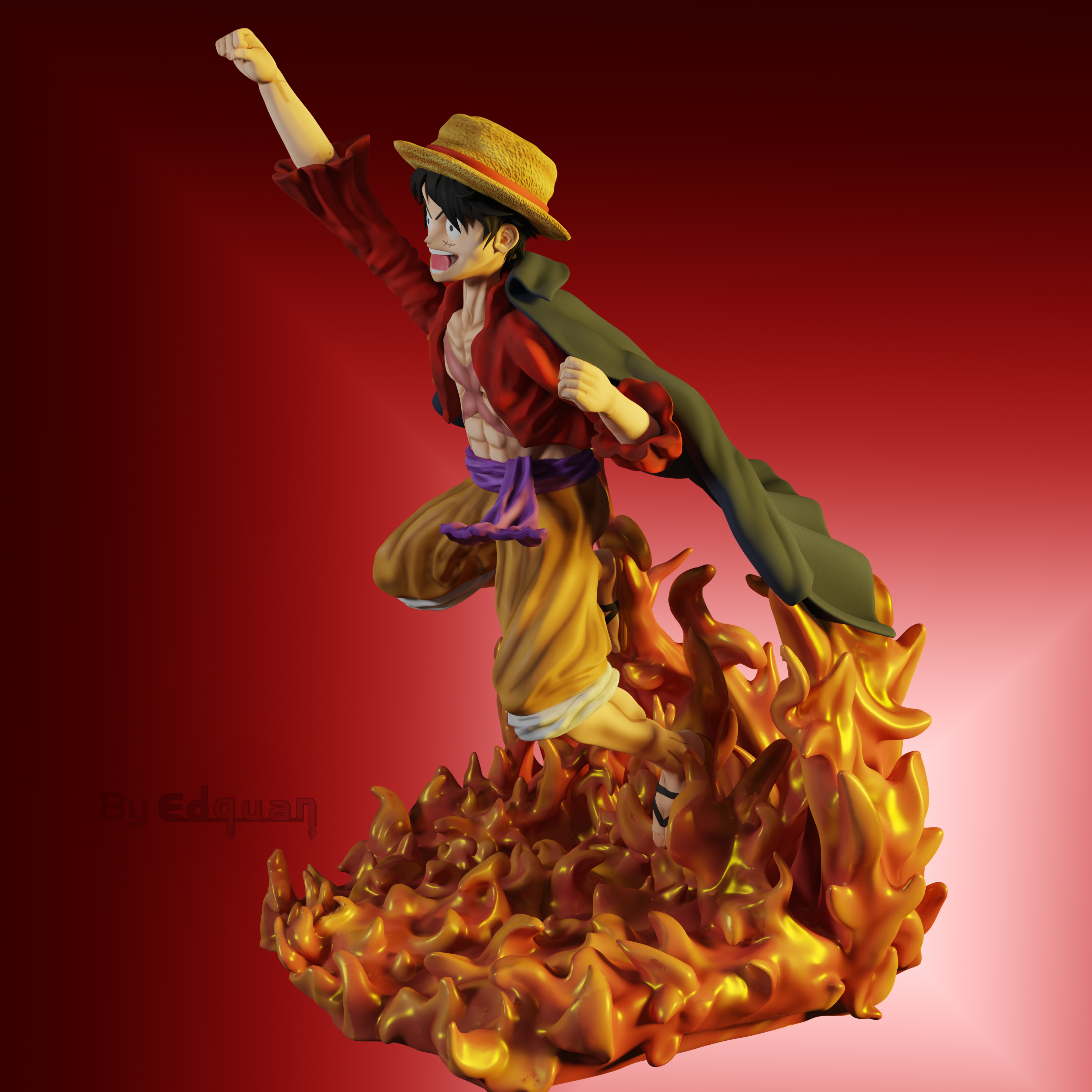 STL file Luffy 🎨 ・3D printing design to download・Cults