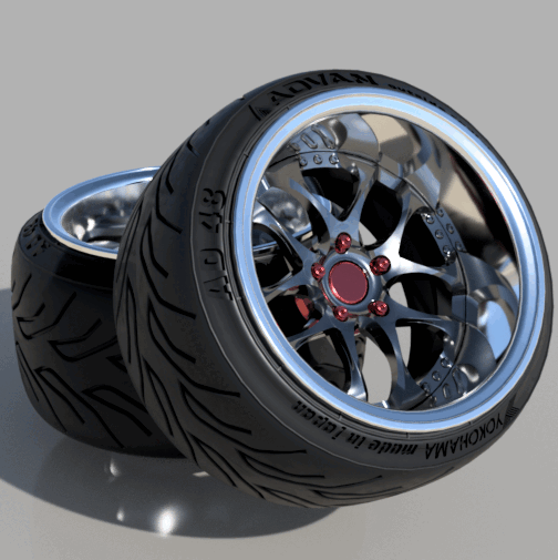 🚗 SSR MINERVA 18inch rims With Advan TIRES for diecast and scale models ...