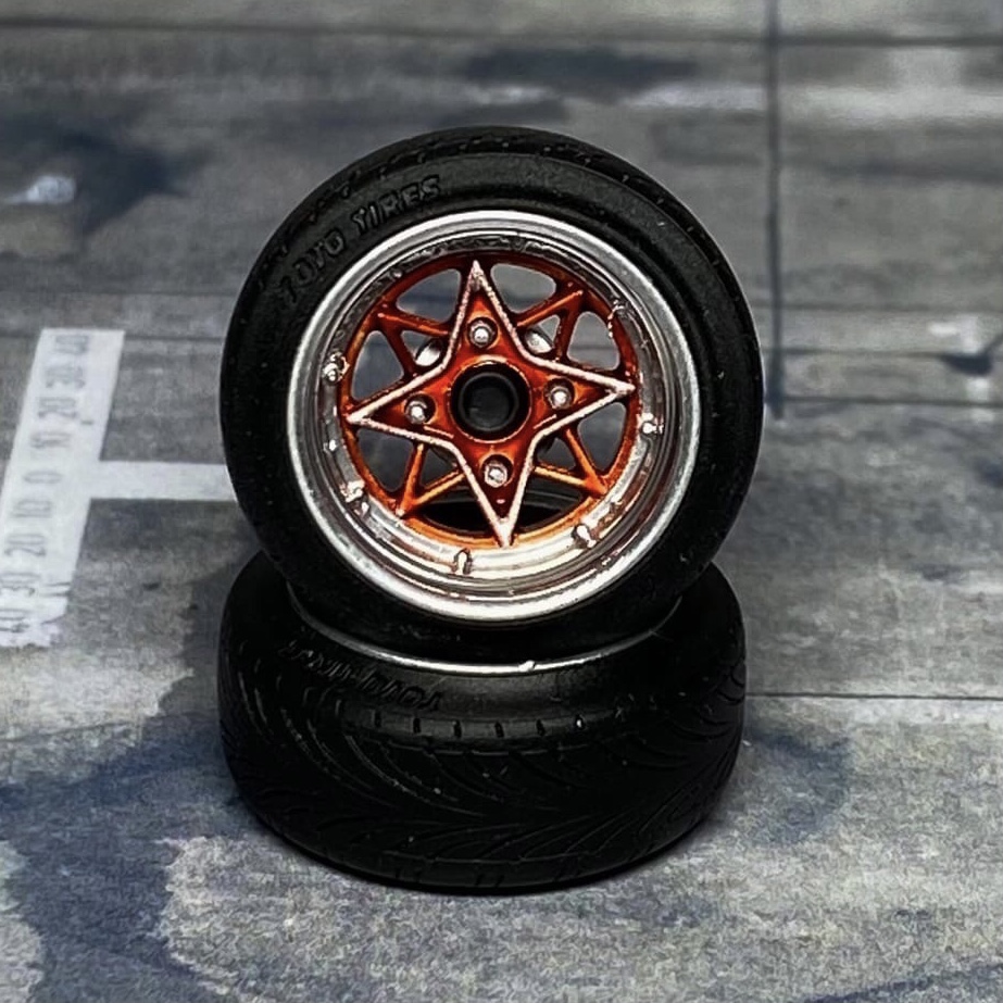 🌆 SSR Starshark 14" inch 2 pcs Rims for diecast and RC scale models ...