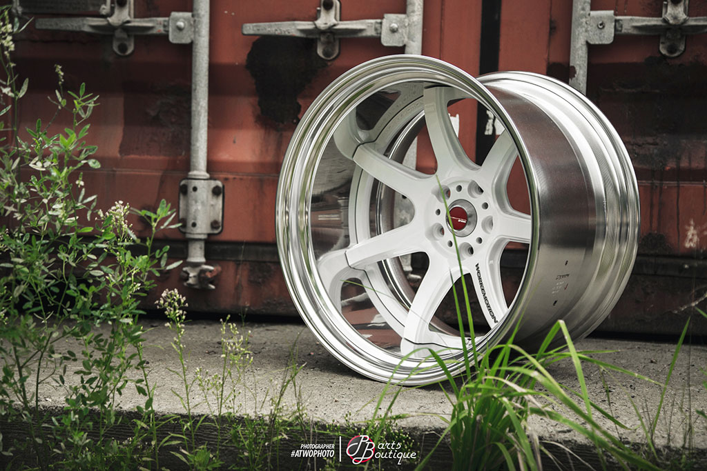 🚗 WORK Emotion t7r Rims 2p with ADVAn tires wheels for diecast and ...