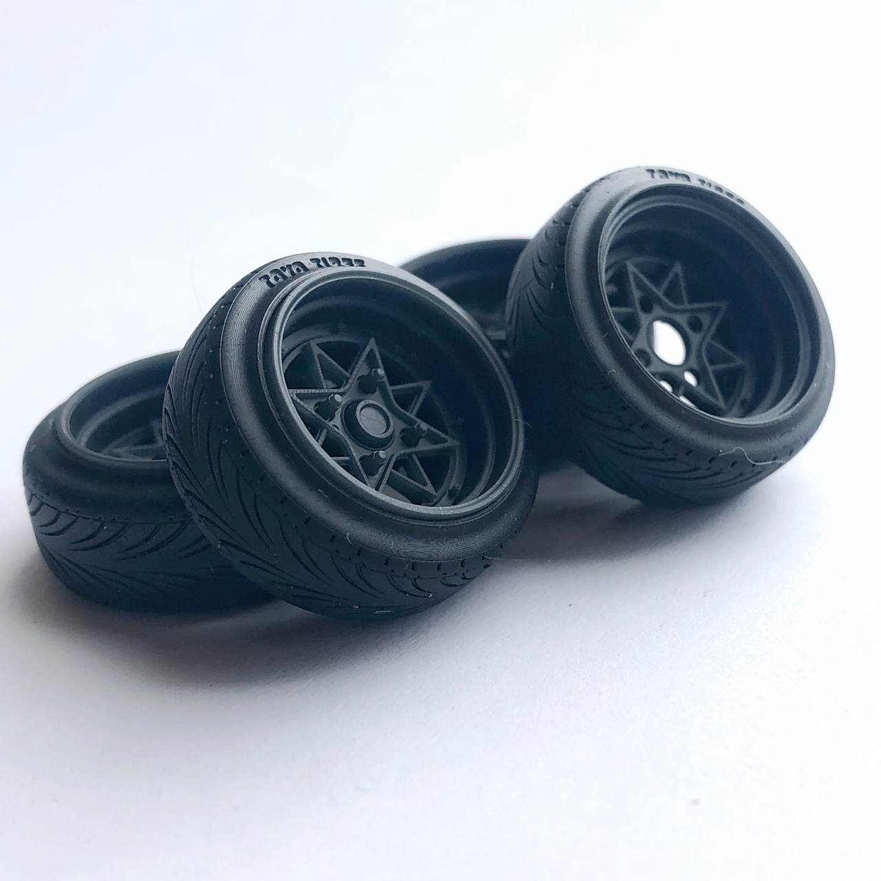 🌆 SSR Starshark 14" inch 2 pcs Rims for diecast and RC scale models ...