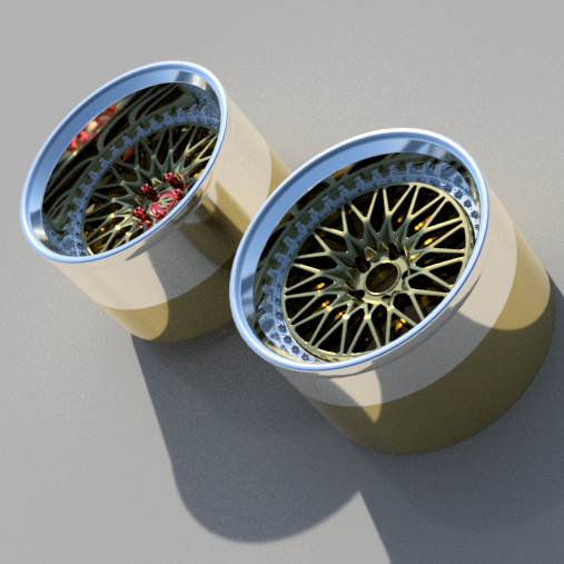 🚗 WORK VS XV RIMS with HI detailed ADVAN tires for diecast and scale ...