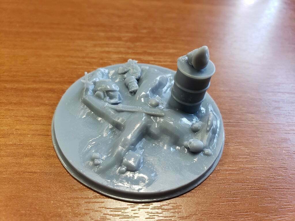 🎲 Base by 40k, 50mm・Free STL File for ・Cults