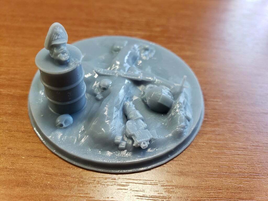 🎲 Base by 40k, 50mm・Free STL File for ・Cults