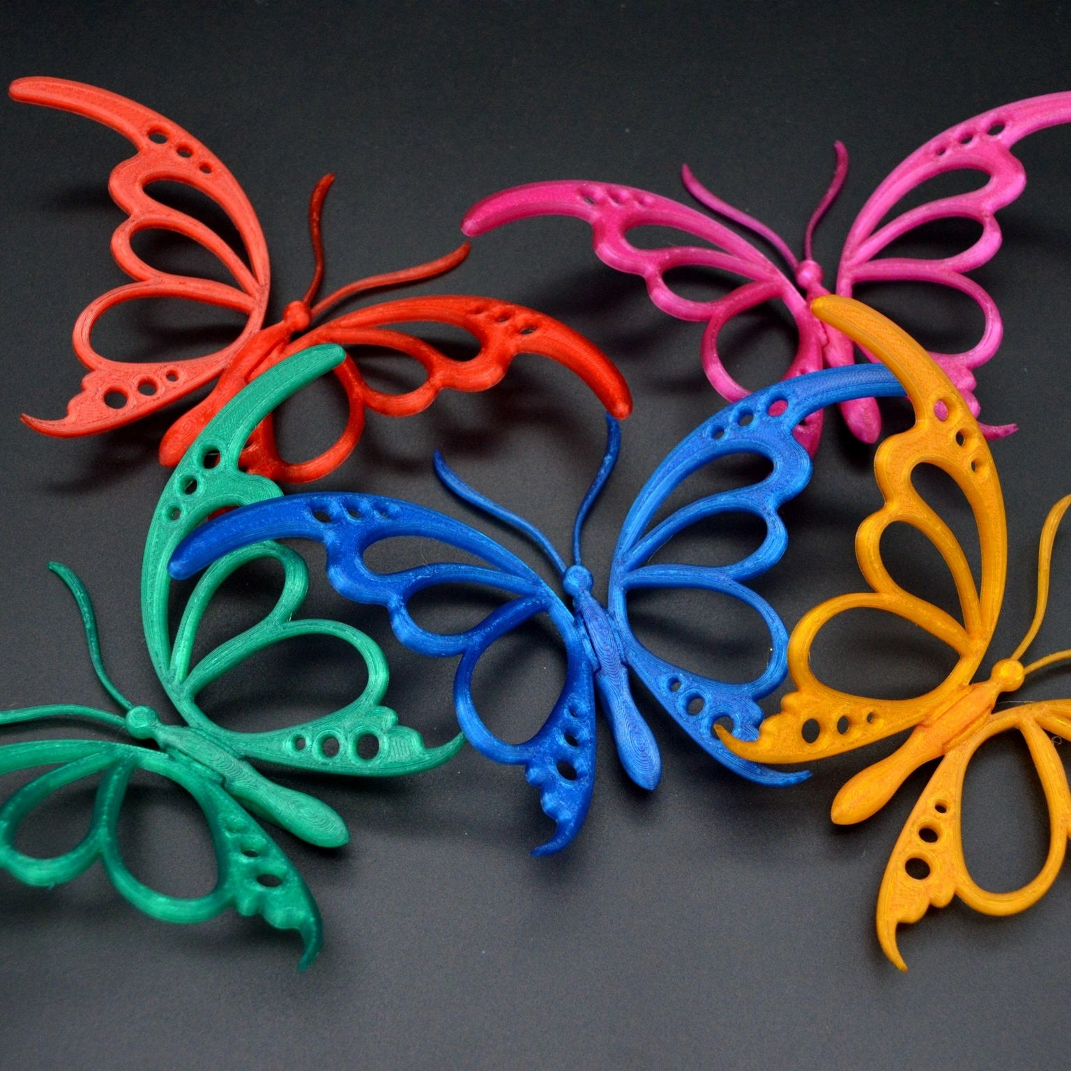 🦋 Butterfly with clip・ STL File for ・Cults