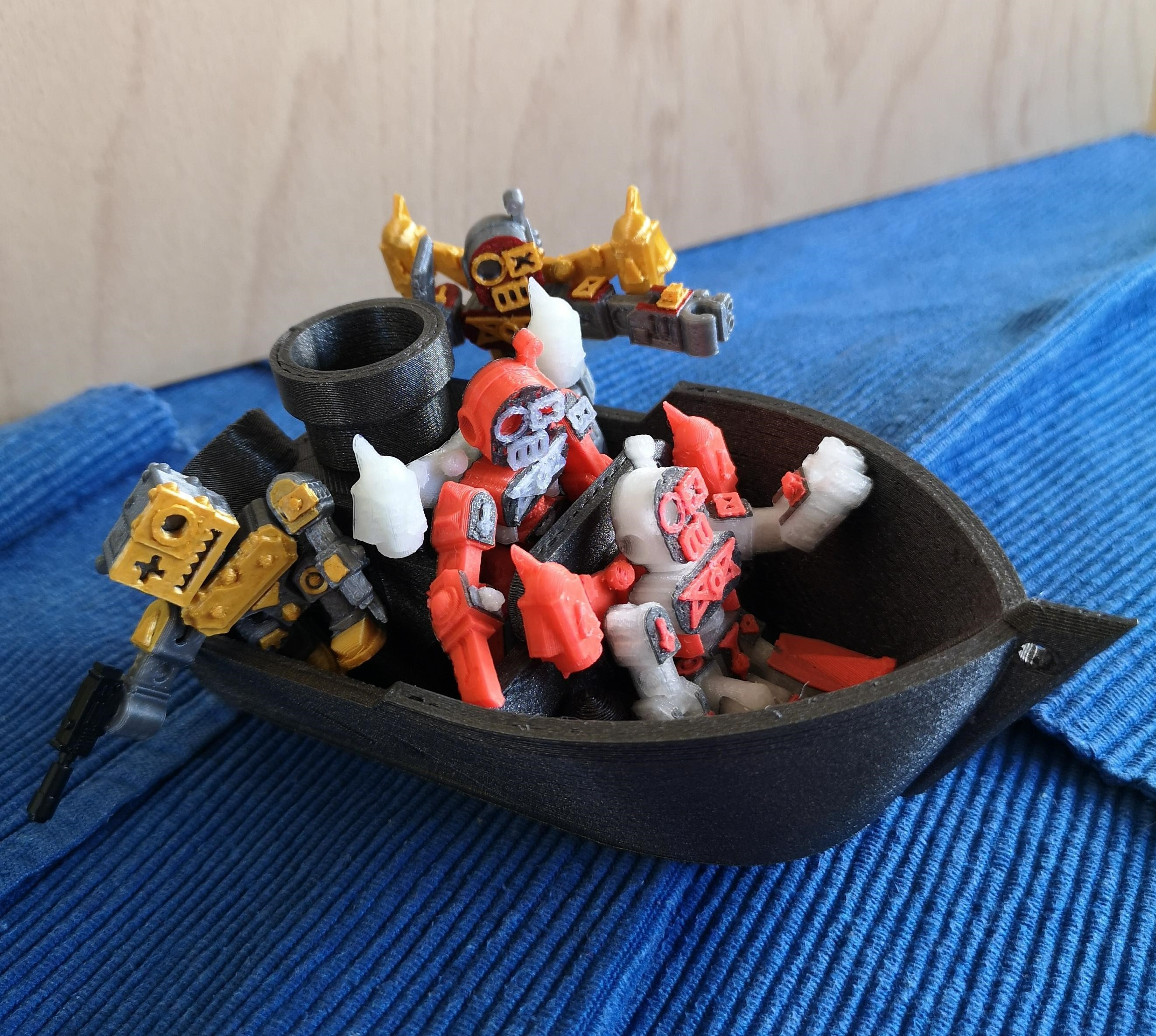 🤖 Turbo-BOAT --> Print in Place / NO SUPPORTS / No assemble・Free STL ...