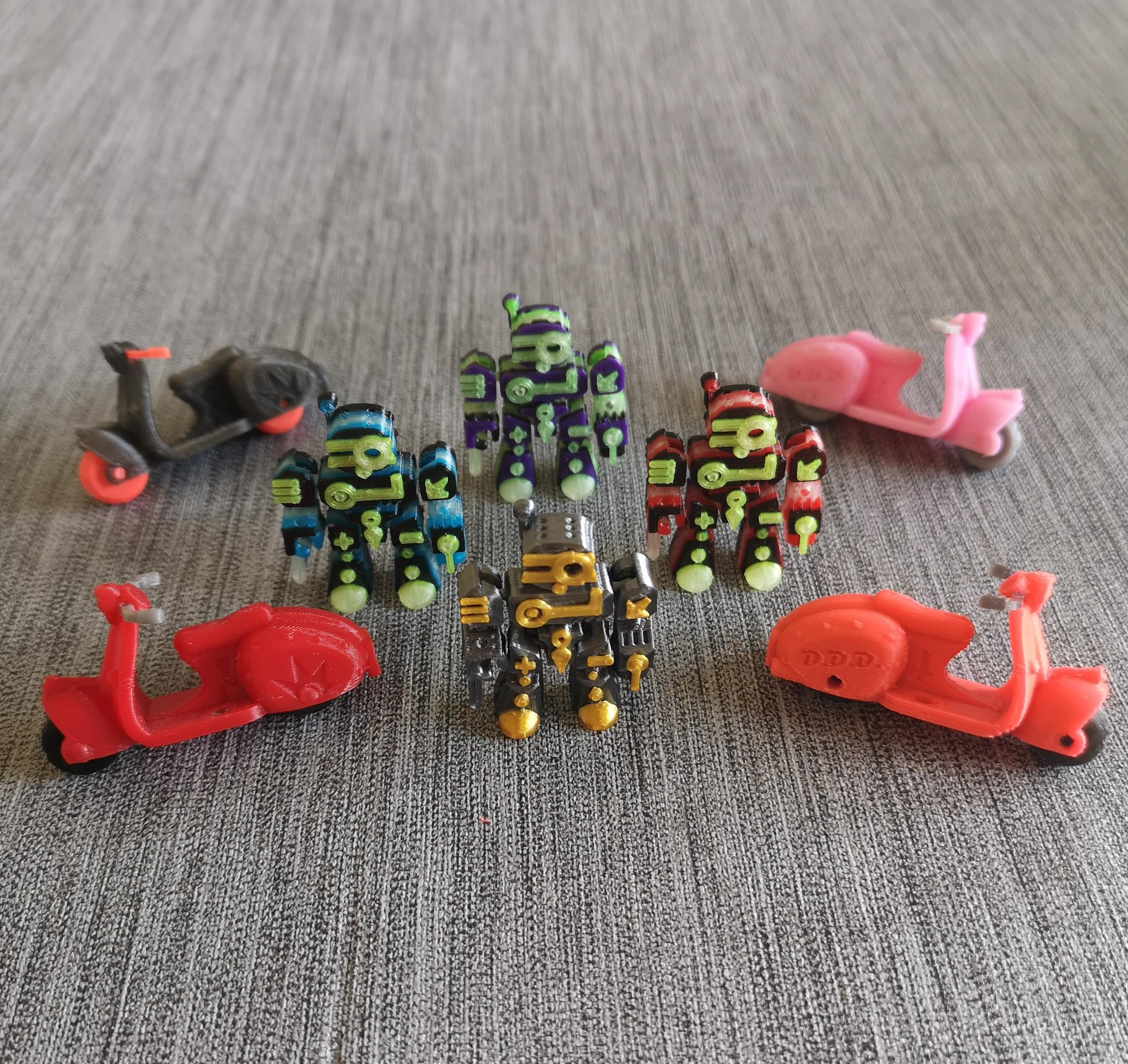 🥷 FLIX - The Microbot - NO SUPPORTS / Print in place / Easy print!・ STL ...